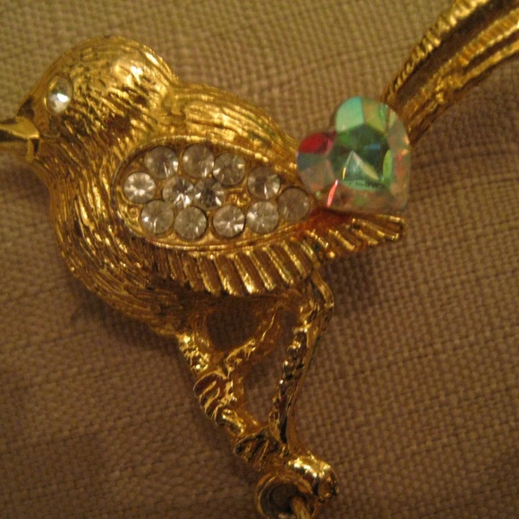 Bonetto Watch AB Rhinestone Brid Watch Brooch | Accessories | Bonetto ...